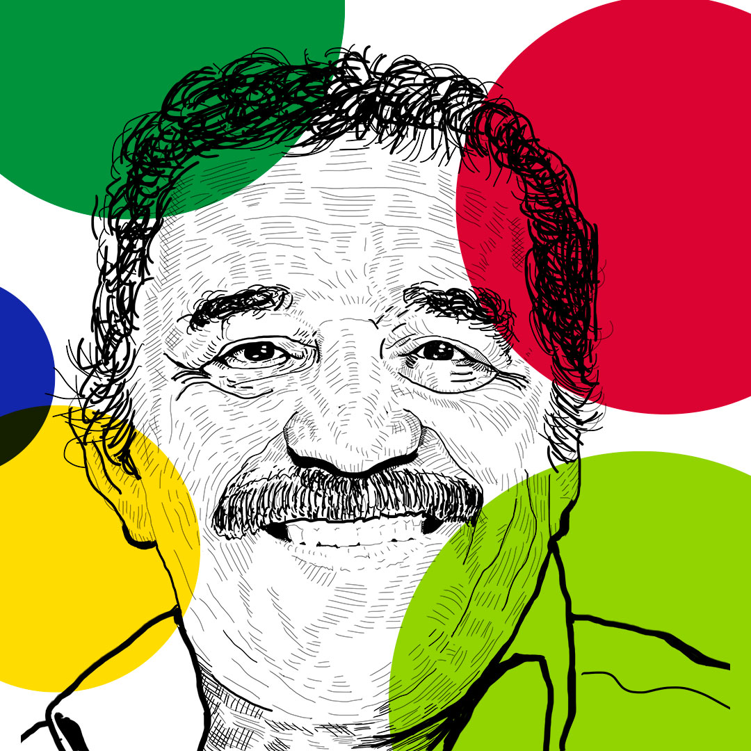 Gabo en pantones