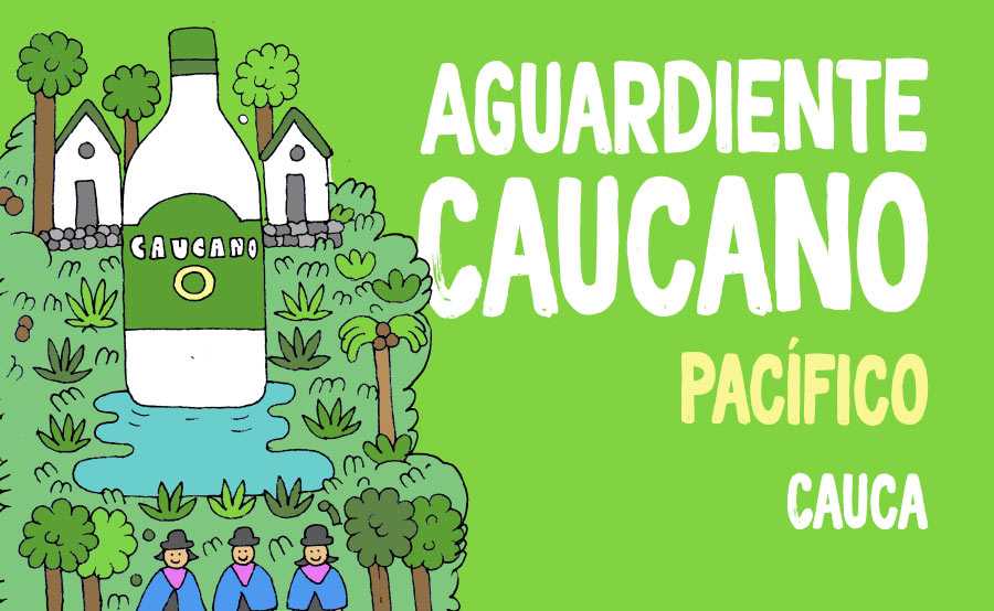 Mapa de aguardientes colombianos