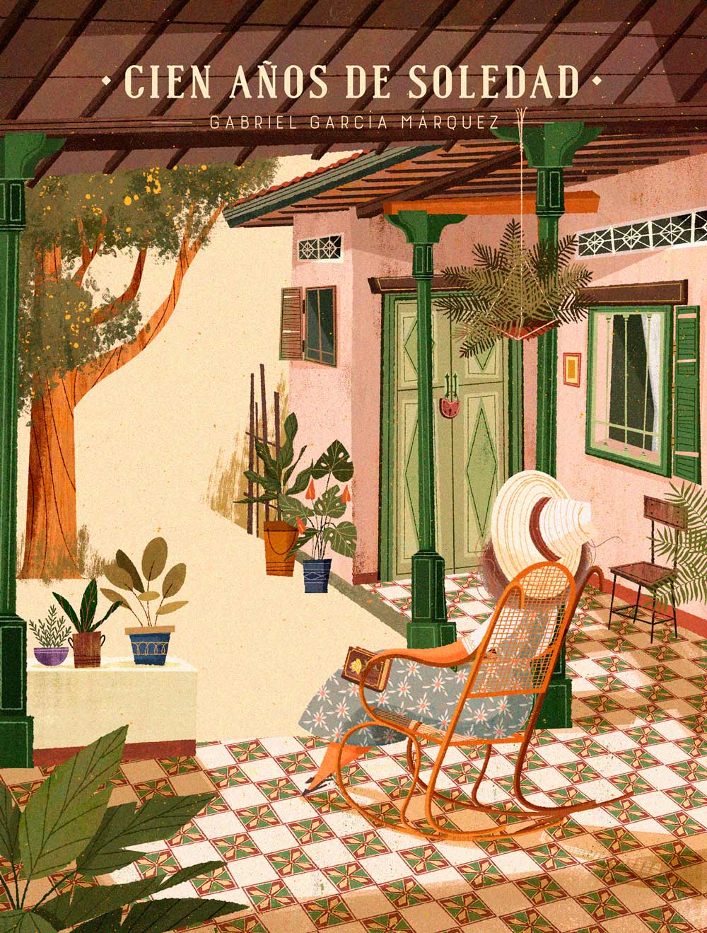 Escenas ilustradas de Cien años de soledad